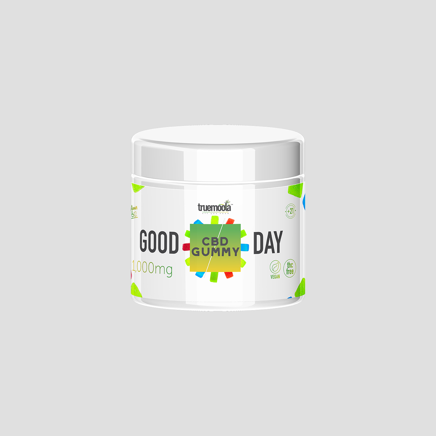 1000MG Good Day CBD Gummies | Truemoola